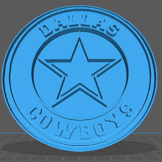 🏈 Dallas Cowboys Logo・Free STL File for 3D printing・Cults
