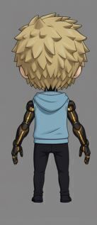 👊 Genos - Cyborg chibi 3D model (One Punch Man)・ STL File for 3D ...