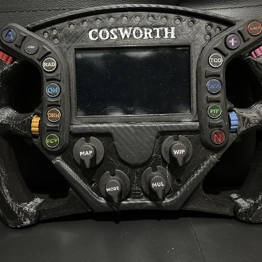 🛞 LMdH steering wheel (BMW/Chevrolet)・Archivo STL para Impresión 3D・Cults