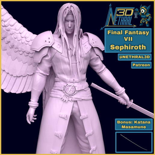 sephiroth with wing