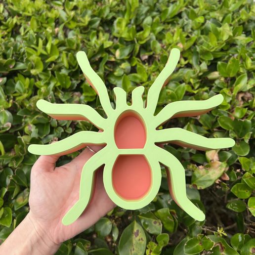 STL file Halloween Spider Tray 🎃 ・3D print design to download・Cults