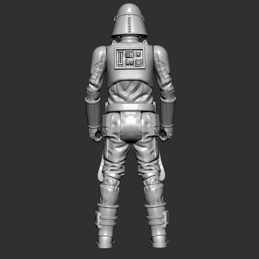 ⭐ STAR WARS IMPERIAL HUNTER TROOPER 3D ACTION FIGURE OBJ. KENNER STYLE ...