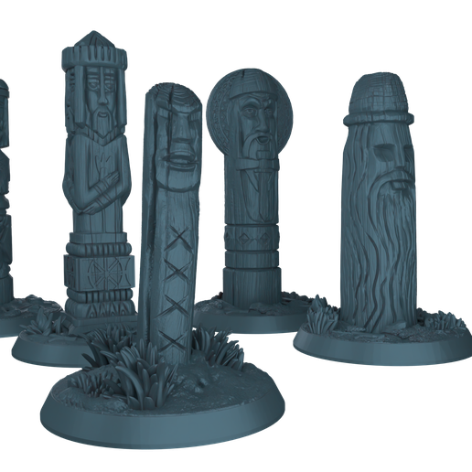 🎲 Pagan Idols・ STL File for 3D printing・Cults