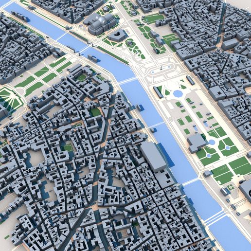 3D file Paris City France 🏙️ ・Model to download and 3D print・Cults