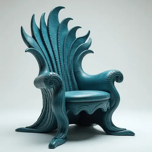 Leviathan Throne Seat 🐉🪑・ STL File for 3D printing・Cults