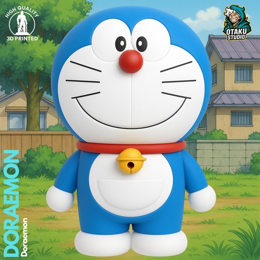 🎨 Doraemon - Doraemon Fan Art 3D Model・ STL File for 3D printing・Cults