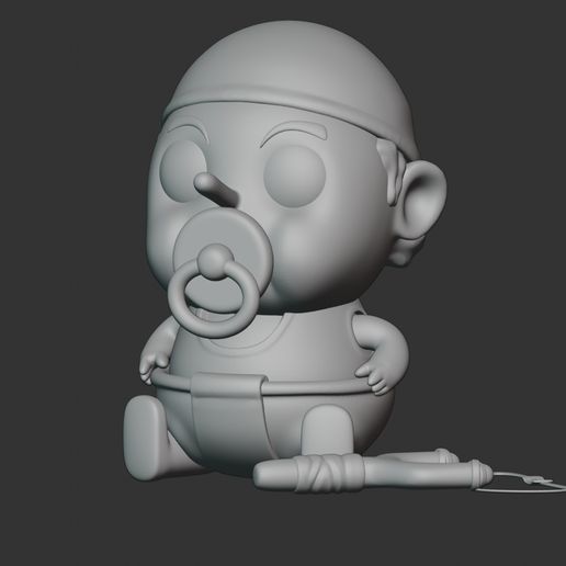 Archivo STL Bebe -Usopp - One Piece 🦸 ・Diseño de impresión en 3D para ...