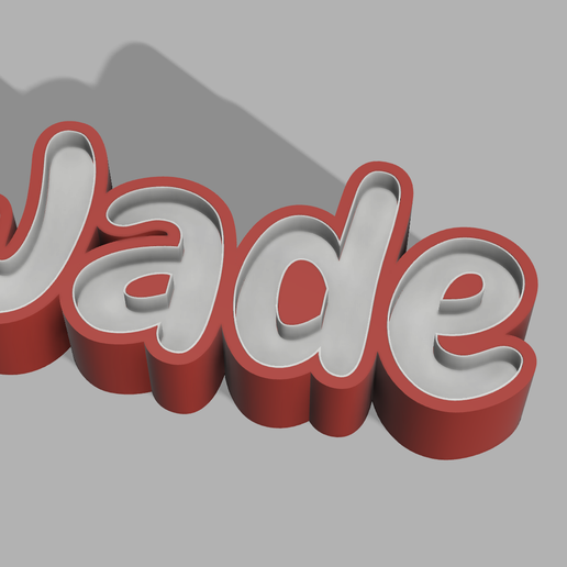 STL file Personalized 3D lamp - First name "Jade 🔦 ・3D printing idea to ...