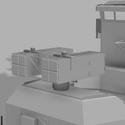 👽 RIM-7 Sea Sparrow missile system 1/100 1/96 3d Model・Archivo 3D para ...