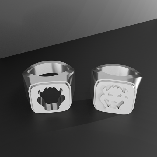 3D file Bowser Ring / Anillo de Bowser de Mario Bros 🐢 ・3D printable ...