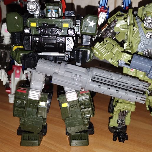 Impresión 3D Transformers Hound TLK universal Gatling gun・Cults