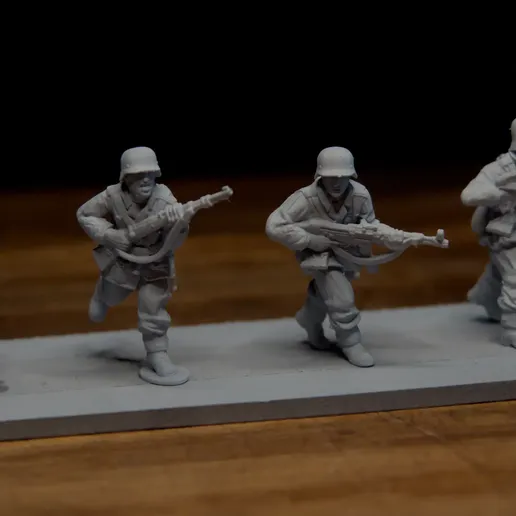 👨 GER Infantry - 8 man Squad 1 - OCTOBER RELEASE・ 3D File for 3D ...