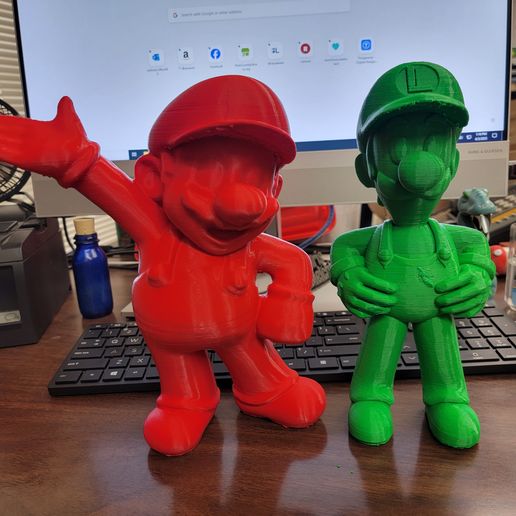 🗿 Luigi・3D Print with the Anycubic Kobra 2 Pro 3D printer・Cults