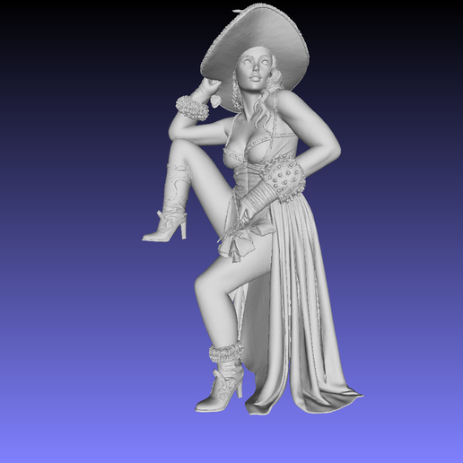 🏴‍☠️ Pirate Queen・Free STL File for 3D printing・Cults