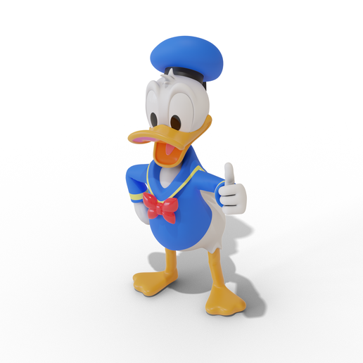 STL file Donald Duck 🦆 (OBJ)・3D printer design to download・Cults