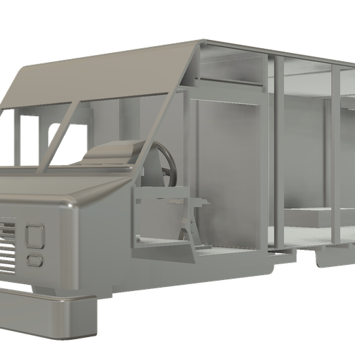 🚐 1/14 scale 22ft step van for tamiya semi trucks・ STL File for 3D ...