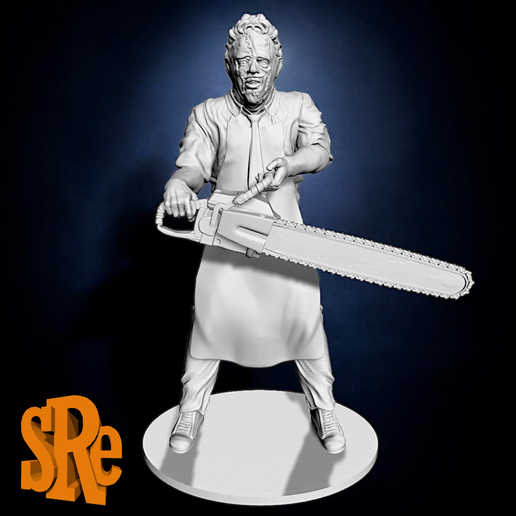 🎬 Leatherface・ STL File for 3D printing・Cults