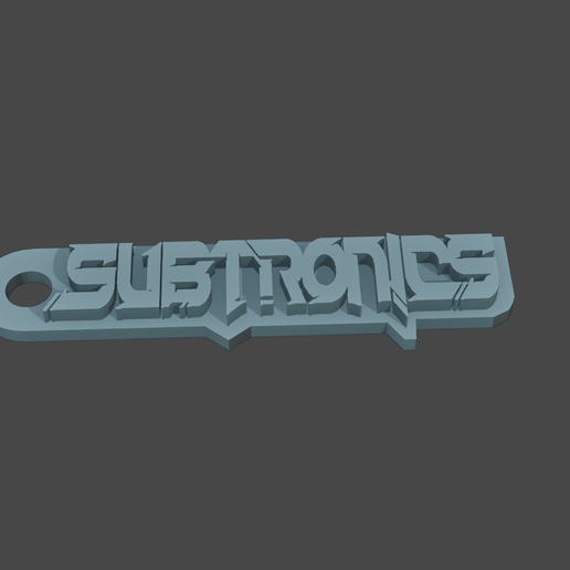 🗝️ Subtronics keychain・Free STL File for ・Cults