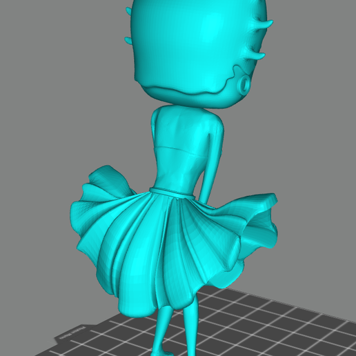🆒 BETTY BOOP as Marilyn Monroe・ STL File for 3D printing・Cults