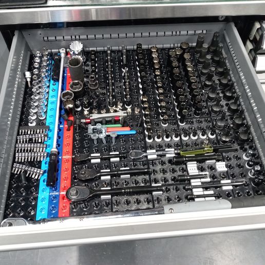 🧲 Magnetic Socket Organizer・ STL File for 3D printing・Cults