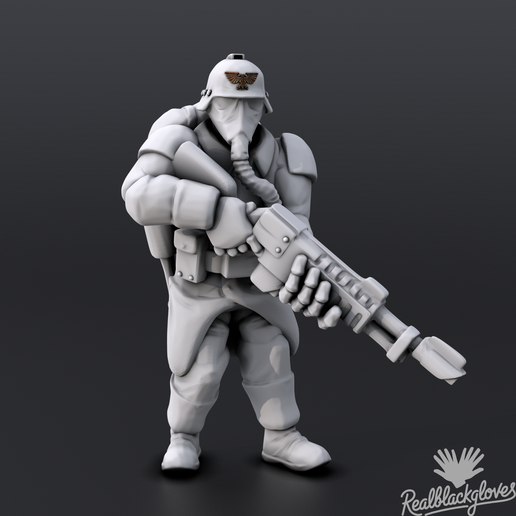 🫡 Krieg Soldier・Free STL File for 3D printing・Cults