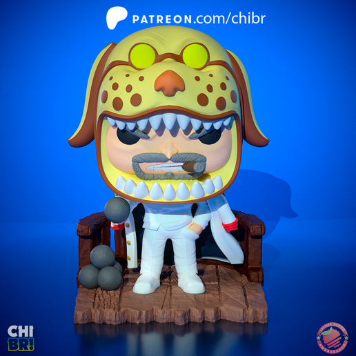 Archivo 3D Mokey D. Garp - One Piece 🐒 ・Objeto imprimible en 3D para ...