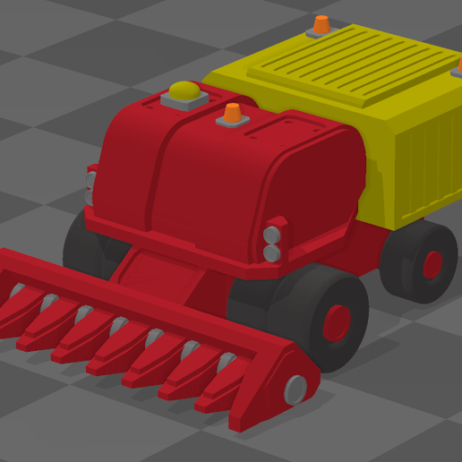 🎲 6mm Autonomous Combine Harvester・ STL File for 3D printing・Cults