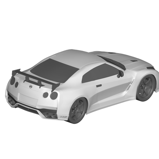 3D file Nissan GTR 🎨 ・3D printing idea to download・Cults
