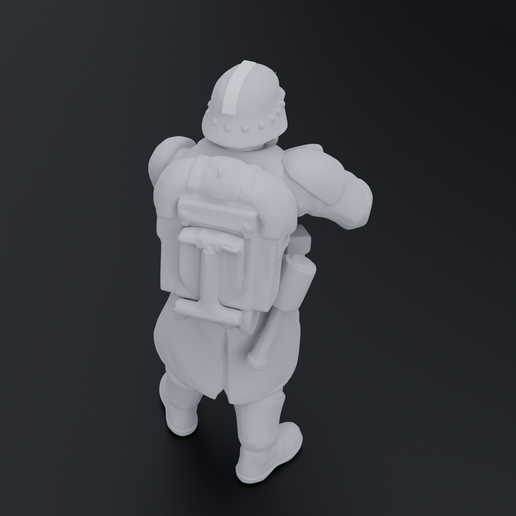 🫡 Krieg Soldier・Free STL File for 3D printing・Cults