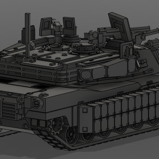 🪖 M1A2 Abrams SEP V4 TUSK I + II・Free STL File for 3D printing・Cults