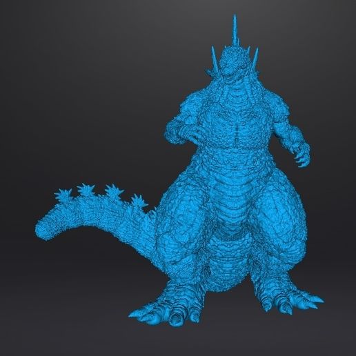 GODZILLA MINUS ONE KAIJU MONSTER MINIATURE GAMES RPG DND・ STL File for ...