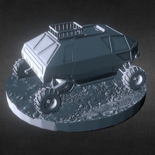 🛰 2018 LOST IN SPACE INSPIRITED ROVER・ OBJ File for ・Cults