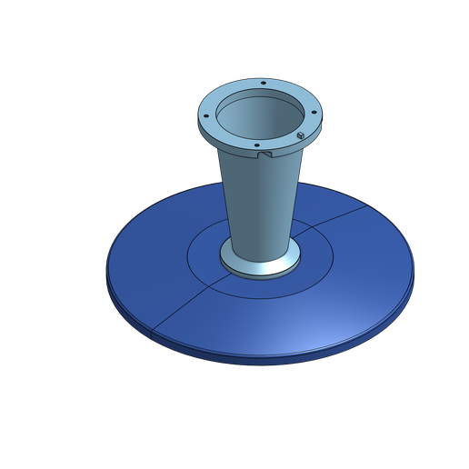 🪑 Reciprocating Fan Base・Free STL File for 3D printing・Cults