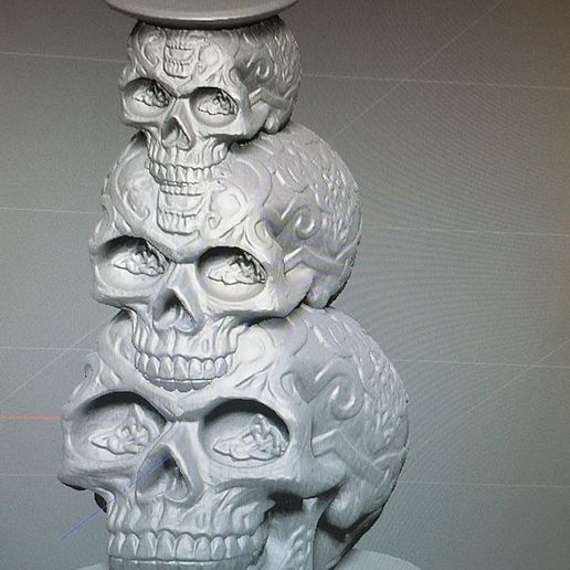 💀 Celtic Skull Stack・Free 3D File for ・Cults