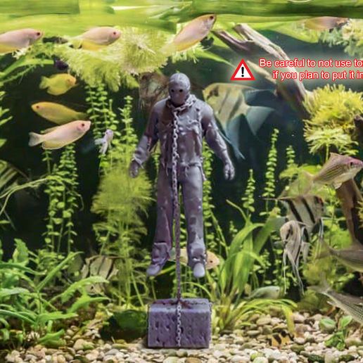 🎬 Jason Underwater・ STL File for ・Cults