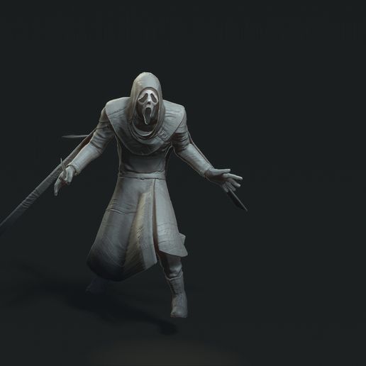 STL file The Ghostface, Scream from Dead By Daylight 😵 ・Model to ...