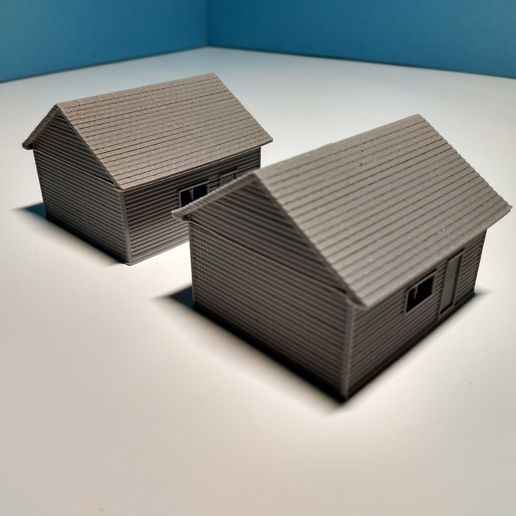 🆓 N-Scale Garage FREE - 1:160 Scale STL Files・Free STL File for ・Cults