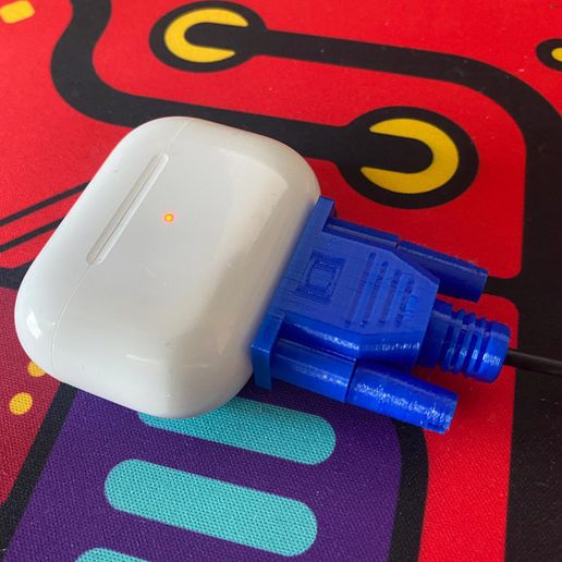 🔌 Fake VGA cable cover - print in place edition - TPU/PLA・Free 3D File ...