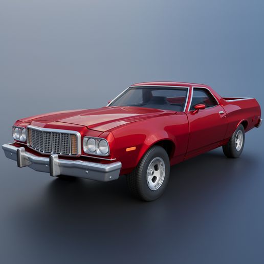 🚗 Ranchero 1974・ 3D File for 3D printing・Cults