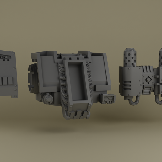 🎲 Unforgiving Relic Torso・Free 3D File for 3D printing・Cults