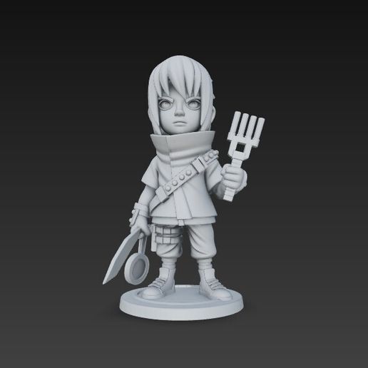 🥶 Cold Ninja Warrior Character Figure・ STL File for 3D printing・Cults
