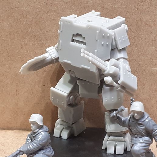 🎲 Griffon - German Prototype Mech・ 3D File for 3D printing・Cults
