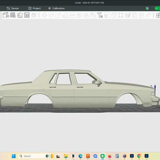 🚙 1987 Chevrolet chevy Caprice Brougham LS scale hollow model, shell ...