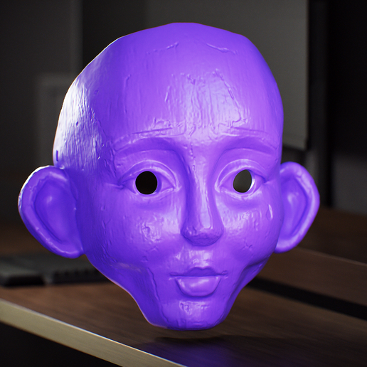 🎿 Mime Mask Cosplay from Clair Obscur Expedition 33 - Mime Mask from ...