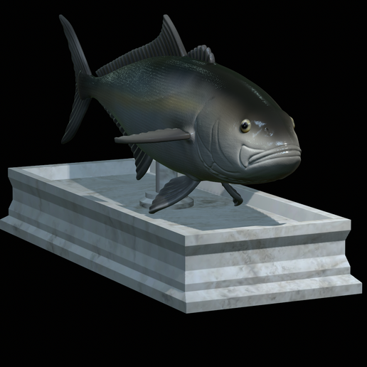 STL file fish greater amberjack / Seriola dumerili statue detailed ...