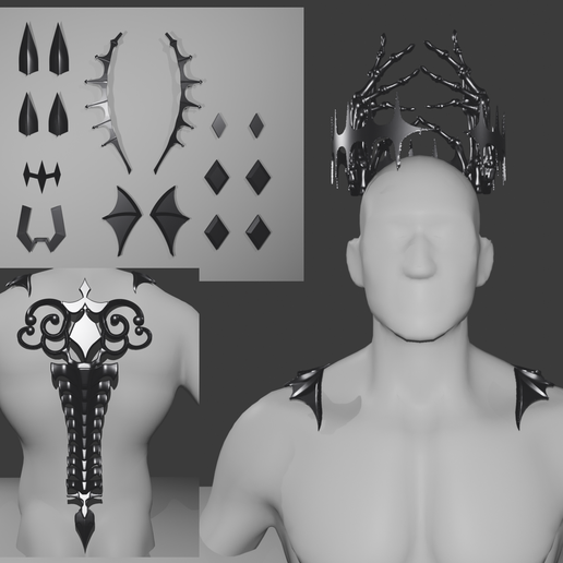 👗 Lucien Lunaris Accessories・ 3D File for 3D printing・Cults