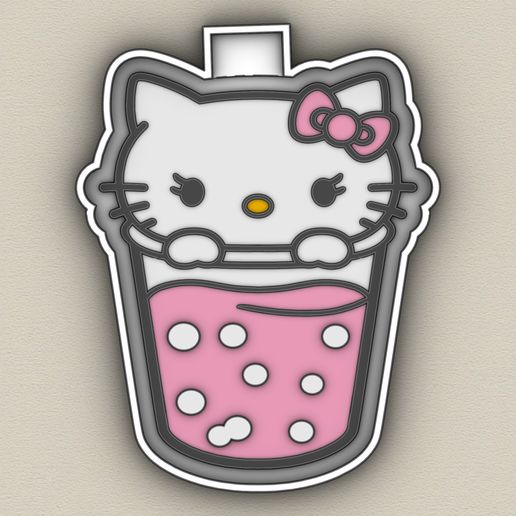 👋 HELLO KITTY JUICE - freshie mold - STL for silicone mold・ STL File ...