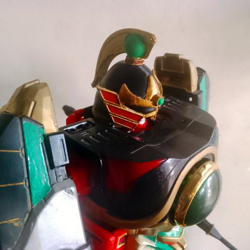 🌩️ 90s BANDAI THUNDER MEGAZORD HELMET - GOSEI GATTAI DAIREN'OH・ STL ...