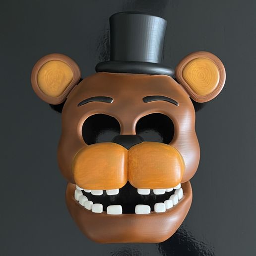 🎃 Withered Freddy Mask (FNAF / Five Nights At Freddy’s)・ STL File for 3D printing・Cults