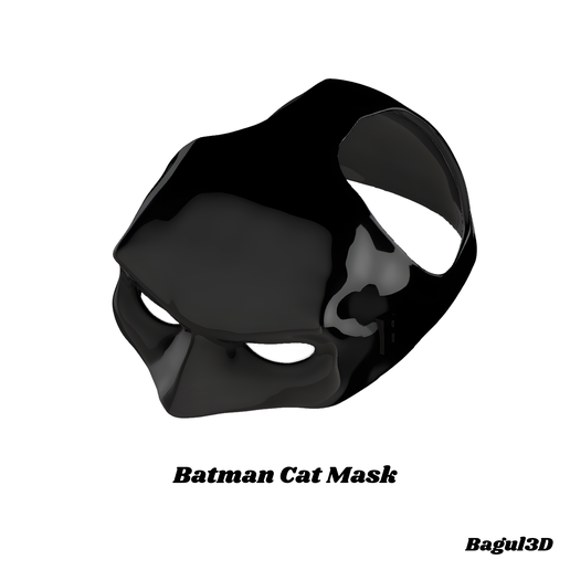 🐱 Batman Cat Mask・ STL File for 3D printing・Cults